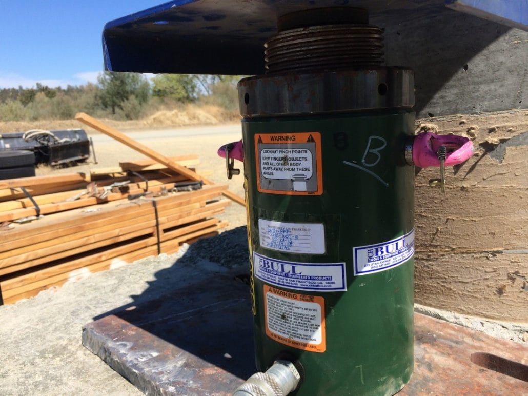 Concrete Column Testing - CH Bull Jacking Solutions